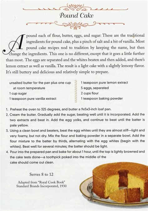 This Pound Cake Will Be The First Thing I Will Bake Enlarge Image For