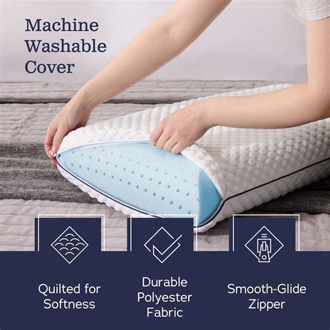 Weekender Gel Memory Foam Pillow King Size 2 Pack
