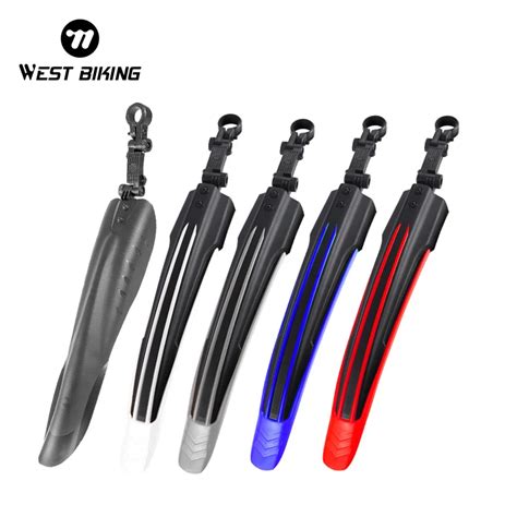 자전거 부품west Biking 조정 가능한 멀티컬러 펜더 Mtb 로드 바이크 퀵릴리즈 확장 사이클링 티몬