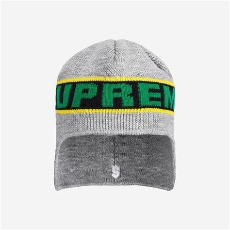 슈프림 이어플랩 비니 헤더 그레이 23fw Supreme Kream