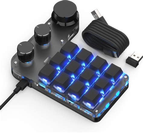 Brimford Mini Macro Keyboard One Handed Custom Programmable Macro