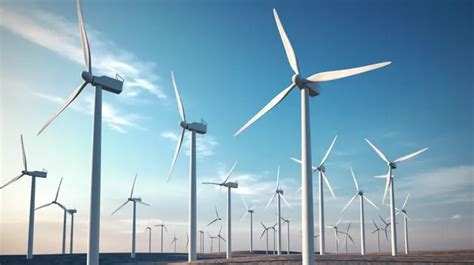 푸른 하늘을 배경으로 풍력 터빈의 3d 렌더링을 닫습니다 풍력 에너지 대체 에너지 풍력 발전 배경 일러스트 및 사진 무료 다운로드 Pngtree