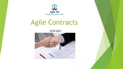 agile contracts ppt