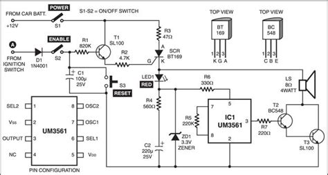Circuit Diagram Of Car Alarm System Using Arduino Wiring Digital And