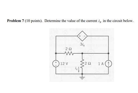 Solved Problem Points Determine The Value Of The Chegg