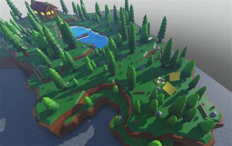 Low Poly Map Made For Pratice Creations Feedback Developer Forum