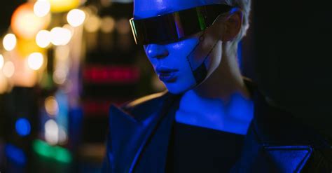 Ai 개념 거리 스타일 공상 과학 공상과학 패션 기술 네온 네온 불빛 도시의 디지털 디지털 아트 매트릭스 미래 장면 미래 지향적인 스타일 미래 패션