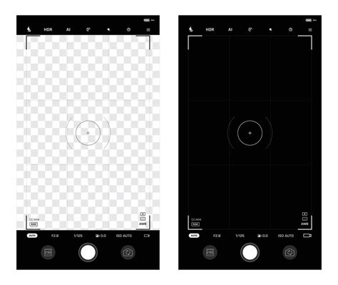 Smart Phone Camera User Interface 001 12399051 Vector Art At Vecteezy