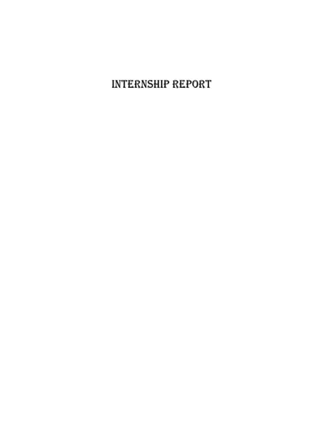 Data Science Internship Report Pdf Class Computer Programming Data Science