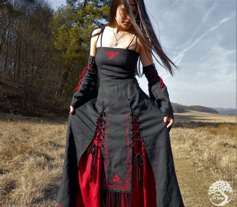 Sigrid Celtic Dress Pagan Clothing Elven Dress Etsy Hong Kong Artofit