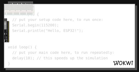 LED anschließen Wokwi ESP32 STM32 Arduino Simulator