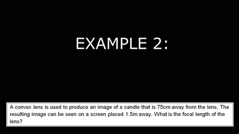 Video 8 Problem Solving With Ray Tracing Diagrams Youtube