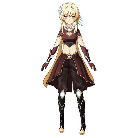 Lumine In Aethers Clothes By Seirakatsuto On Deviantart
