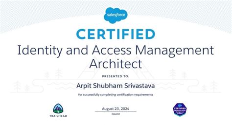 Arpit Shubham Srivastava On Linkedin Salesforce Salesforcecertified Identitymanagement