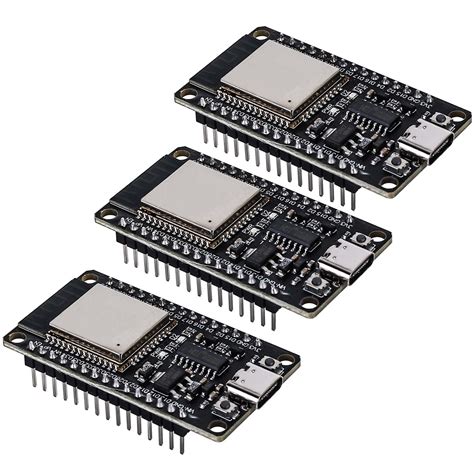 Behogan 3 Pieces Esp32 Development Board Nodemcu Modules Esp 32s Development Board 2 4 Ghz Dual