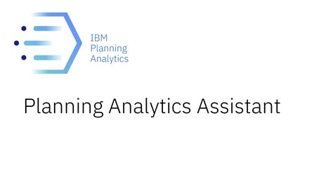 Planning Analytics Assistant