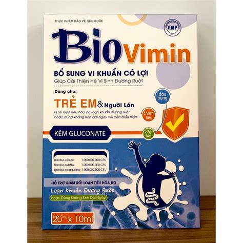 Men Vi Sinh Bio Vmin H P Ng B Sung L I Khu N Gi P C I Thi N