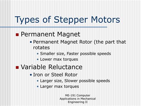 PPT Stepper Motors PowerPoint Presentation Free Download ID 49971