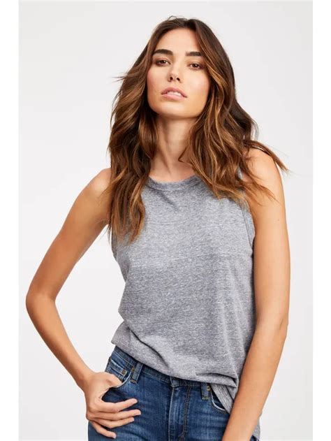 Tilson Tank Heather Grey Blue Taylor