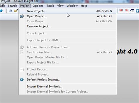 Sourceinsight40创建工程insight Source4 创建工程 Csdn博客