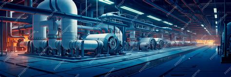 Premium Ai Image Pipeline Distribution Network In An Industrial