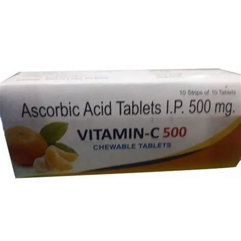 Ascorbic Acid Chewable Tablets Ip 500mg Prescription At ₹ 180 Box In Panchkula