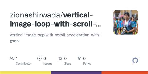 Github Zionashirwadavertical Image Loop With Scroll Acceleration