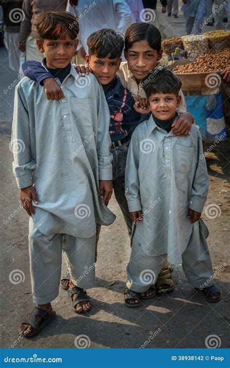 Pakistani Boys Editorial Photography Image 38938142