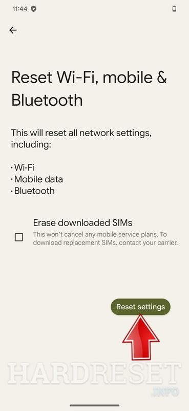 Reset Network Settings GOOGLE Pixel Pro How To HardReset Info