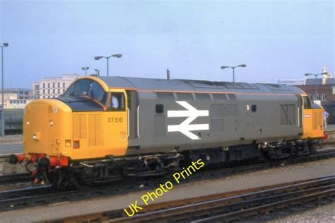 Railway Photo 6x4 Class 37 37510 Ex Works Bristol C1986 £200 Picclick Uk