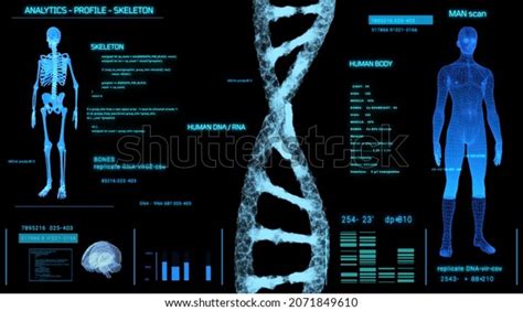 Hud 의료 패널검정색 배경입니다블렌드 모드 레이어로도 스톡 일러스트 2071849610 Shutterstock