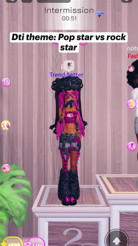Dress To Impress Dti Theme Rockstars Vs Verses Popstars Dress To