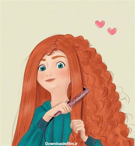 عکس دخترونه مو فرفری