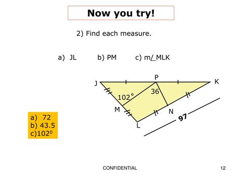PPT Geometry The Triangle Midsegment Theorem PowerPoint Presentation ID