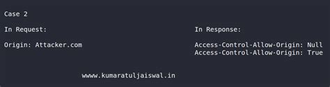Cors Cross Origin Resource Sharing Vulnerability On Live Website
