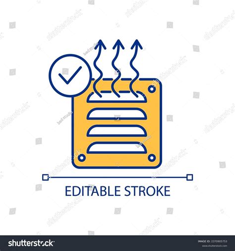 Efficient Ductwork Rgb Color Icon Insulation Stock Vector Royalty Free