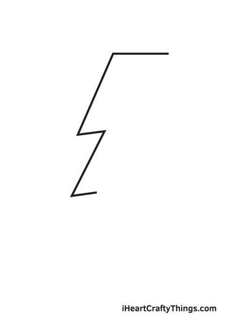 Lightning Bolt Drawing How To Draw A Lightning Bolt Step By Step