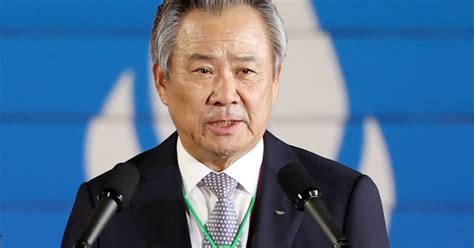 이기흥 체육회장 3선 도전 후보자 등록 의사표명서 제출