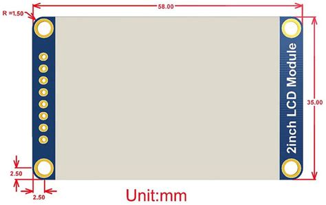 2inch lcd module ips screen 240×320 for raspberry pi arduino stm32 makerfocus