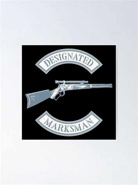 Designated Marksman Poster For Sale By Rogueonedesign Redbubble