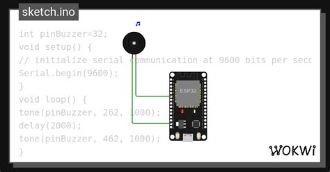Pwm Buzzer Wokwi Esp32 Stm32 Arduino Simulator