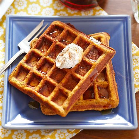 Gluten Free Pumpkin Waffles Pumpkin Waffles Recipe Pumpkin Oatmeal
