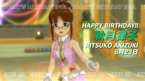 Today Is Ritsuko Akizukis Birthday R Idolmaster