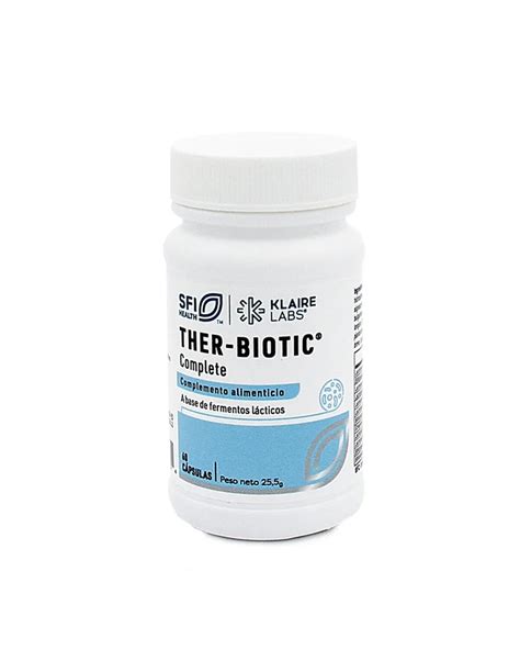 Klaire Labs Ther Biotic Complete 60 Capsulas Farma Bosque