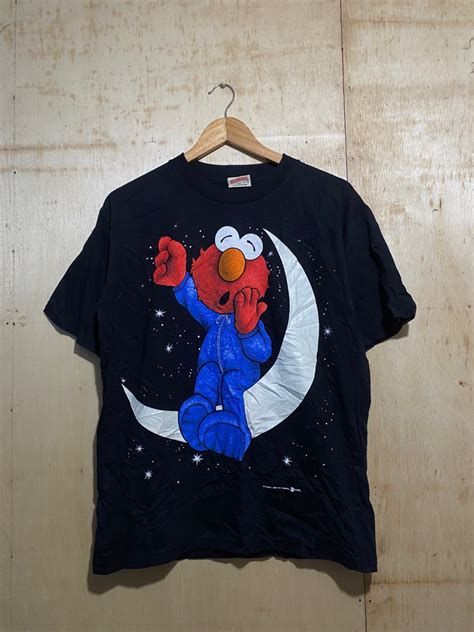 Vintage Bootleg Elmo Tee Mens Fashion Tops And Sets Tshirts And Polo