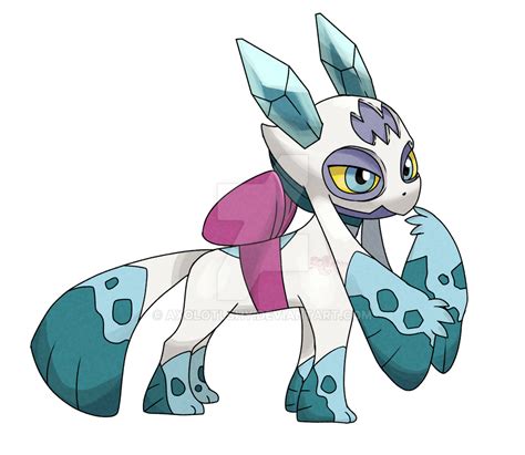 Glaceonfroslasshint Of Shiny By Axolotlshy On Deviantart
