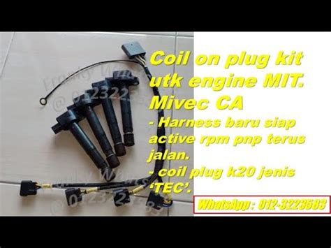 90 K20 Coil On Plug Harness Test Utk Engine Mcvec CA PNP Direct RPM Terus Jalan YouTube