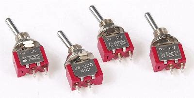 Miniatronics SPST Miniature Toggle Switches On Off