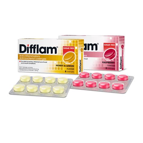 Difflam Anti Inflammatory And Anti Bacterial Lozenges Difflam Singapore