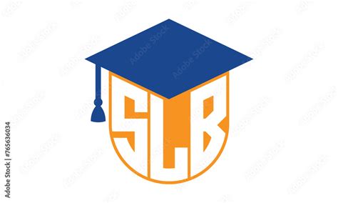 Slb Initial Letter Academic Logo Design Vector Template School College